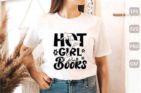 Hot Girls Read Books Svg Graphic By Bulk T Shirt 605 · Creative Fabrica