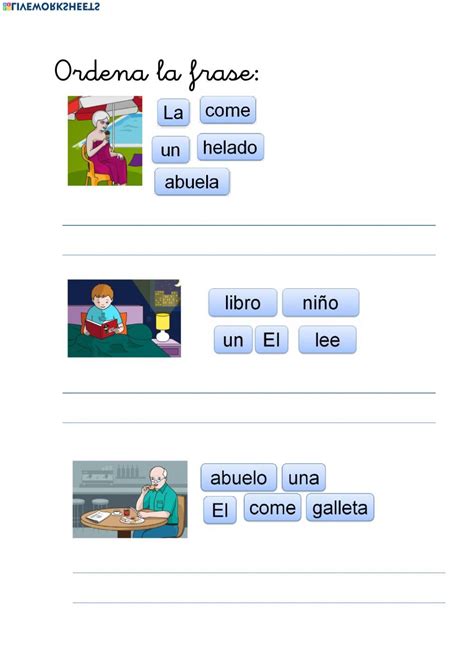 Ordena La Frase 1 Ficha Interactiva Education Kahoot Montessori