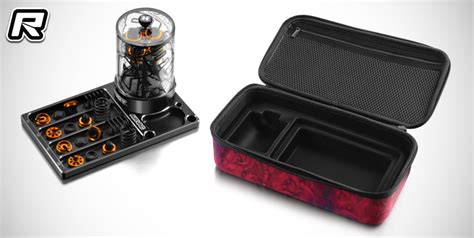Red RC Hudy Air Vac On Road Vacuum Pump Tray Set