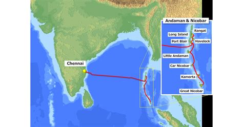 Nec、インド チェンナイとアンダマン・ニコバル諸島を結ぶ2300kmの光海底ケーブルの建設を完了 2020年12月18日 プレス