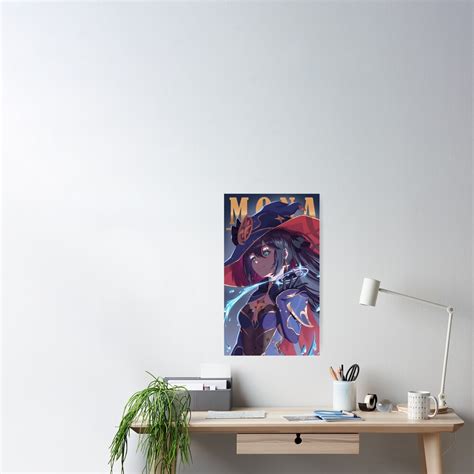 Genshin Impact Mona Poster For Sale By Genshinarts Redbubble