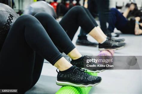Foam Rolling Class Photos And Premium High Res Pictures Getty Images