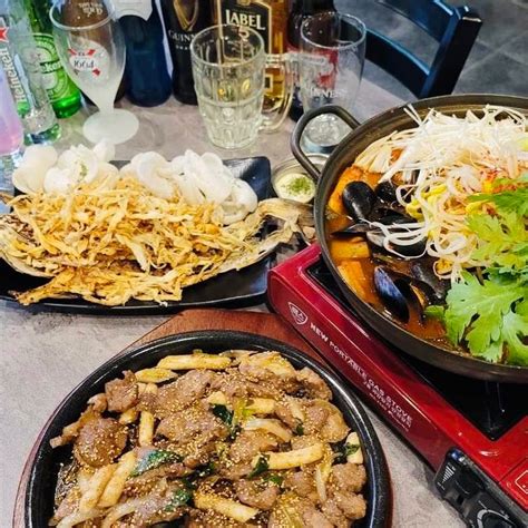 대전아재 중촌동 목동에 에서 유명한맛집같은술집 동경가 웍질한 치킨바베큐와 얼큰한 짬뽕탕 그리고