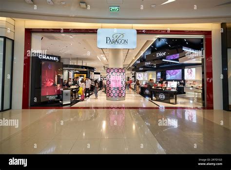 Bangkok Thailand Circa January 2020 Entrance To Paragon Department