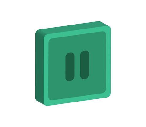 Premium Vector Pause Button