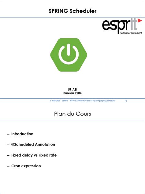 12 Spring Scheduler Pdf Planification Informatique
