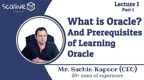 Lecture 1 1 What Is Oracle And Prerequisites Of Learning Oracle