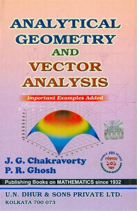 Analytical Geometry And Vector Analysis 22 Edition Buy Analytical