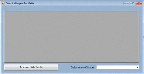 VB NET Usando Uma Consulta LINQ Em Um DataTable