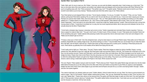 Spider Man Tg Caption Part 4 By Nobodytoblame29 On Deviantart