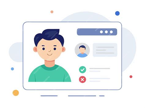 User Profile Interface Elements Illustration For Ui Premium Ai Generated Vector