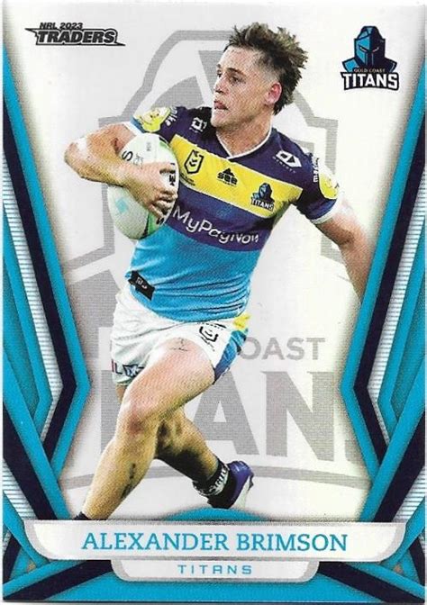 2023 Nrl Traders Titanium Pearl Parallel Ps042 Alexander Brimson