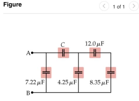 Solved The Equivalent Capacitance Of The Capacitors Shown In Chegg Com