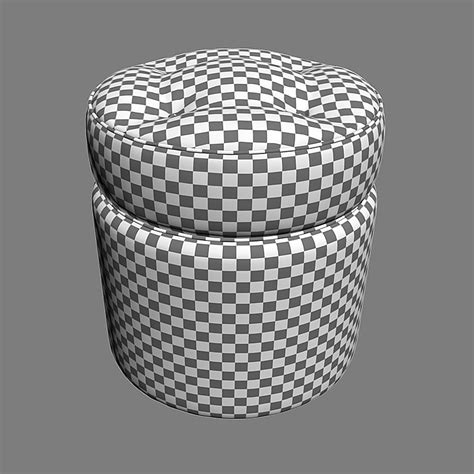 Bespoke Ottoman BB FOO M ROU 0007 3D Model 6 Max Fbx Obj Free3D