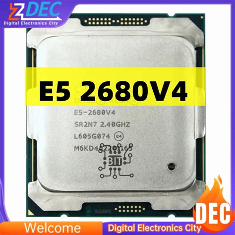Xeon E5 2680 V4 Lga 2011 3 Processador Cpu 24ghz 14 Core E 28 Threads
