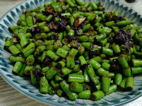 【潮式橄榄菜炒豆角图片】十道峰味下厨房