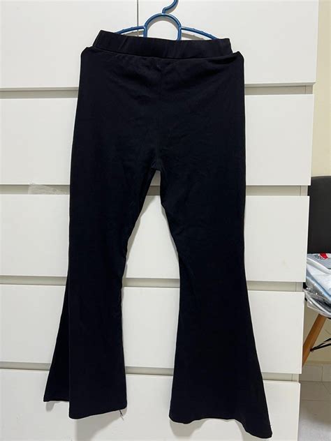 Black Bell Bottoms Womens Fashion Bottoms Other Bottoms On Carousell