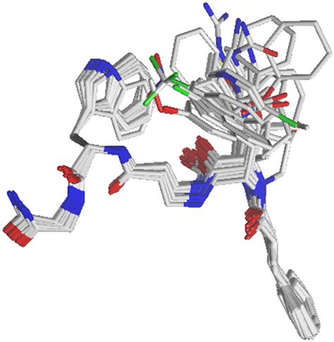 The Superposition View Of The L Series Compounds In The Training Set