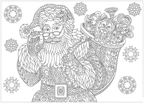 Coloriage Joyeux Noël Adultes Télécharger Et Imprimer Gratuit Sur