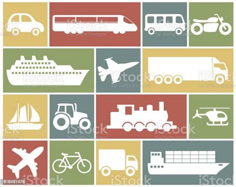 汽車圖示集向量圖形及更多單車圖片 單車 圖標集 圖示 Istock