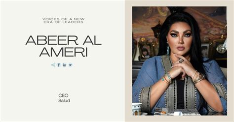 Abeer Al Ameri As A Voice For A New Era Of Leaders