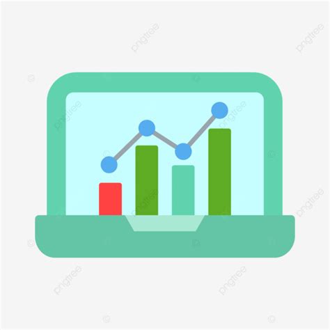 Analytics Flat Icon Vector Analytics Chart Graph Png And Vector With