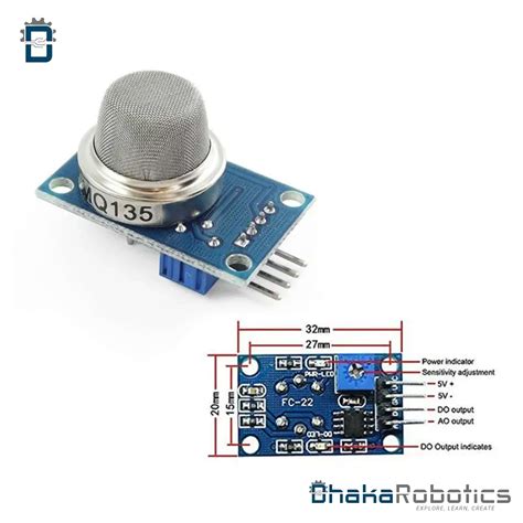 Mq 135 Gas Sensor Modules Dhaka Robotics