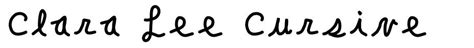 Clara Lee Cursive Font By Hamelton Media Fontriver