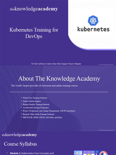 Kubernetes Training For Devops Trainer Pdf Computer Science