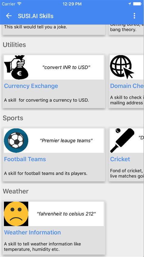 Implementing Skill Listing In Susi Ios