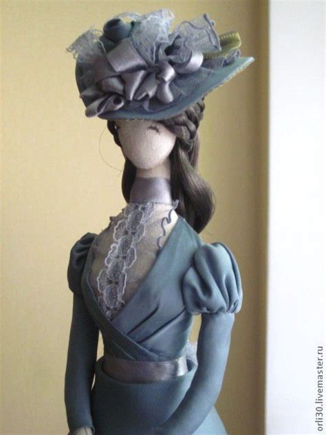 Текстильная кукла тряпиенс Луиза Тряпичные куклы ручной работы