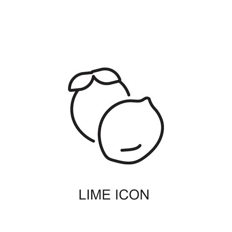 Premium Vector Lime Vector Icon Icon