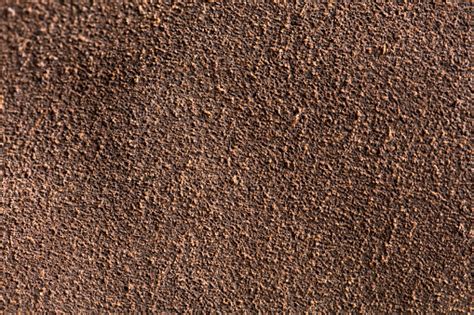 Latar Belakang Tekstur Makro Kulit Coklat Suede Foto Stok Unduh
