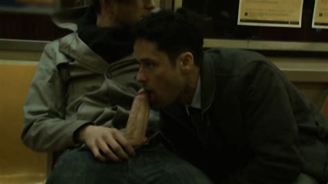 Rafael Alencar And Ben Andrews Hot Subway Cock Suck