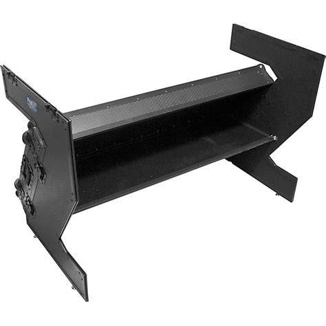 ProX Portable Z Style Dj Table Flight Case Black Black XS ZTABLEBL