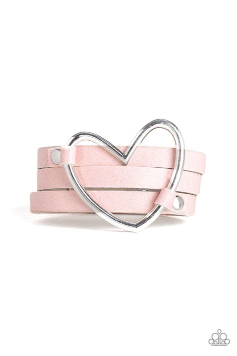 Paparazzi One Love One Heart Pink Bracelet Carasshop