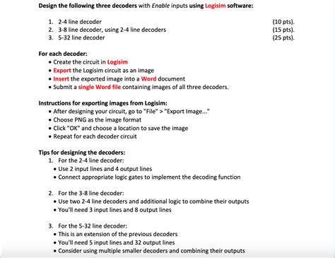 Solved Design The Following Three Decoders With Enable