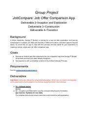 GroupProjectD2 3 4 Pdf Group Project JobCompare Job Offer Comparison