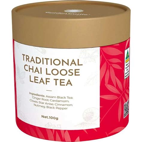 Golden Wattle Traditional Chai Loose Leaf Tea 100g The Australian