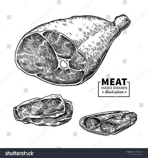 12 912 Leg Ham Slices Images Stock Photos Vectors Shutterstock