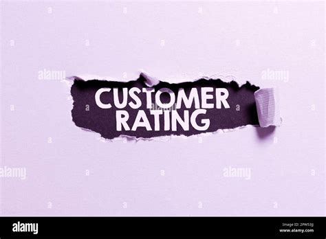 Text Caption Presenting Customer Rating Concept Meaning Gauge The Customer Satisfaction With A