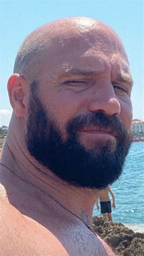 Pin On Bart Bald With Beard Bald Head With Beard Bald Men With Beards