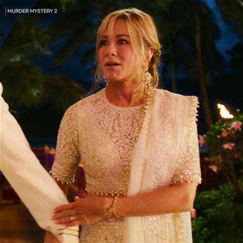 Actress Jennifer Aniston Slays In Manish Malhotra Lehenga Shaadiwish