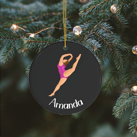 Gymnast Ornament Gymnastics Christmas Ornament Gymnastics Etsy