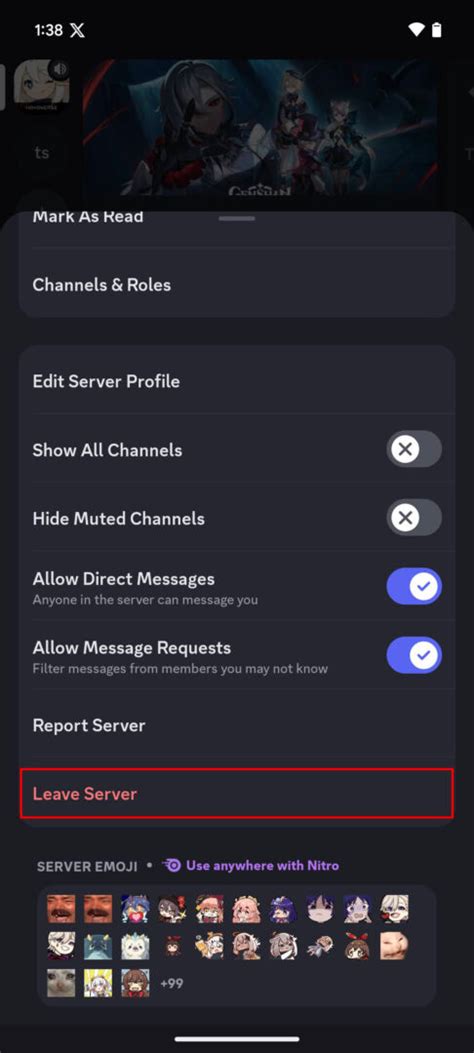 How To Leave A Discord Server Android Authority