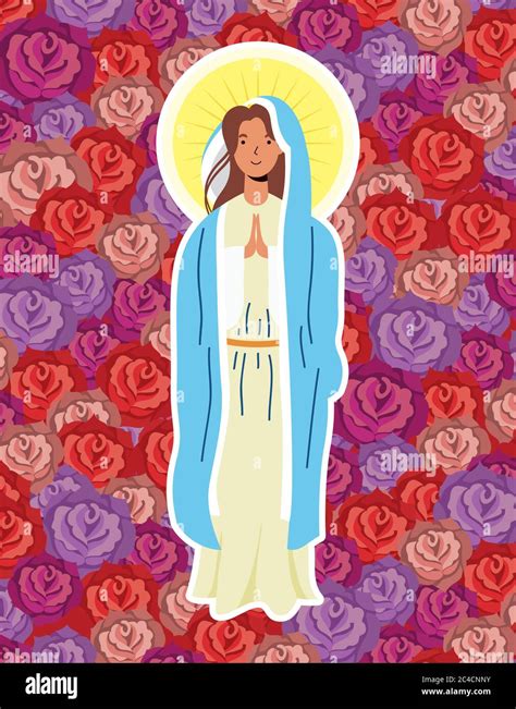 Maria Garden Stock Vector Images Alamy