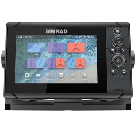 Gps Sonar Simrad Cruise 7 Row C Transdutor 83200 Shopping Marítimo