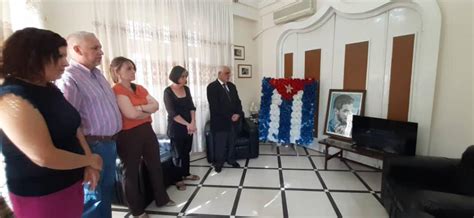 Embajada De Cuba En Siria Conmemora El Aniversario 56 De La Muerte Del