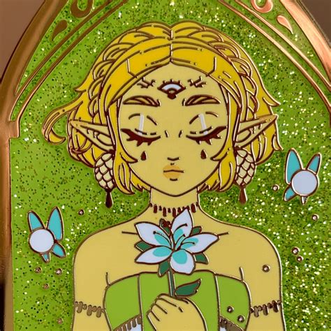 Pin Silent Princess Enamel KatiaMeraki Shop