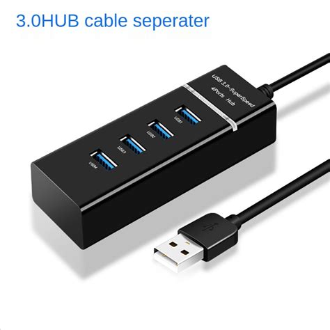 고속 허브 4 포트 Usb 30 데스크탑 Pc 노트북 어댑터용 멀티 스플리터 확장 U 디스크 키보드 충전기 용 4 포트 허브
